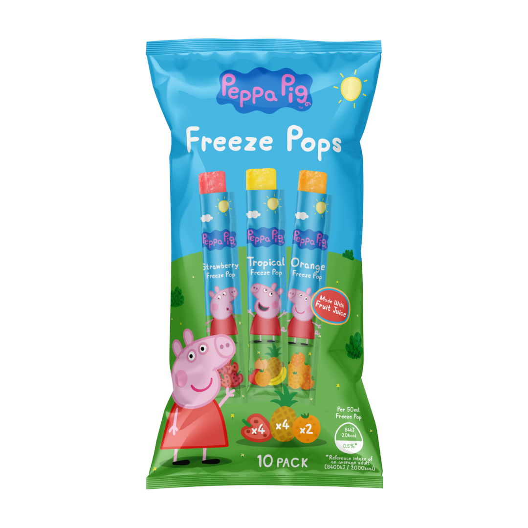 Peppa Pig Mixed Freeze Pops – Whateverkidz