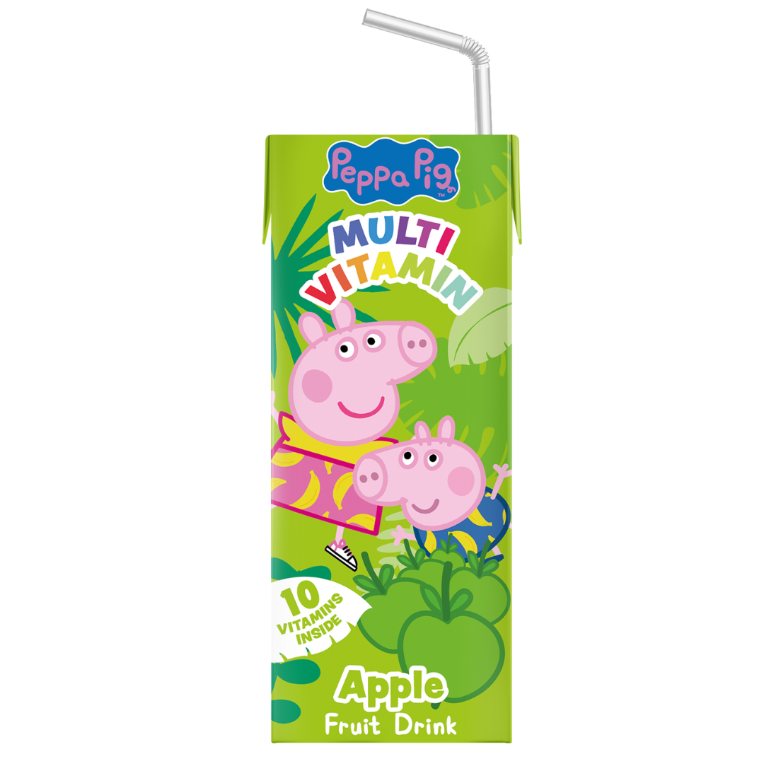 Peppa Pig Multi Vitamin Drink Apple 200ml – Whateverkidz