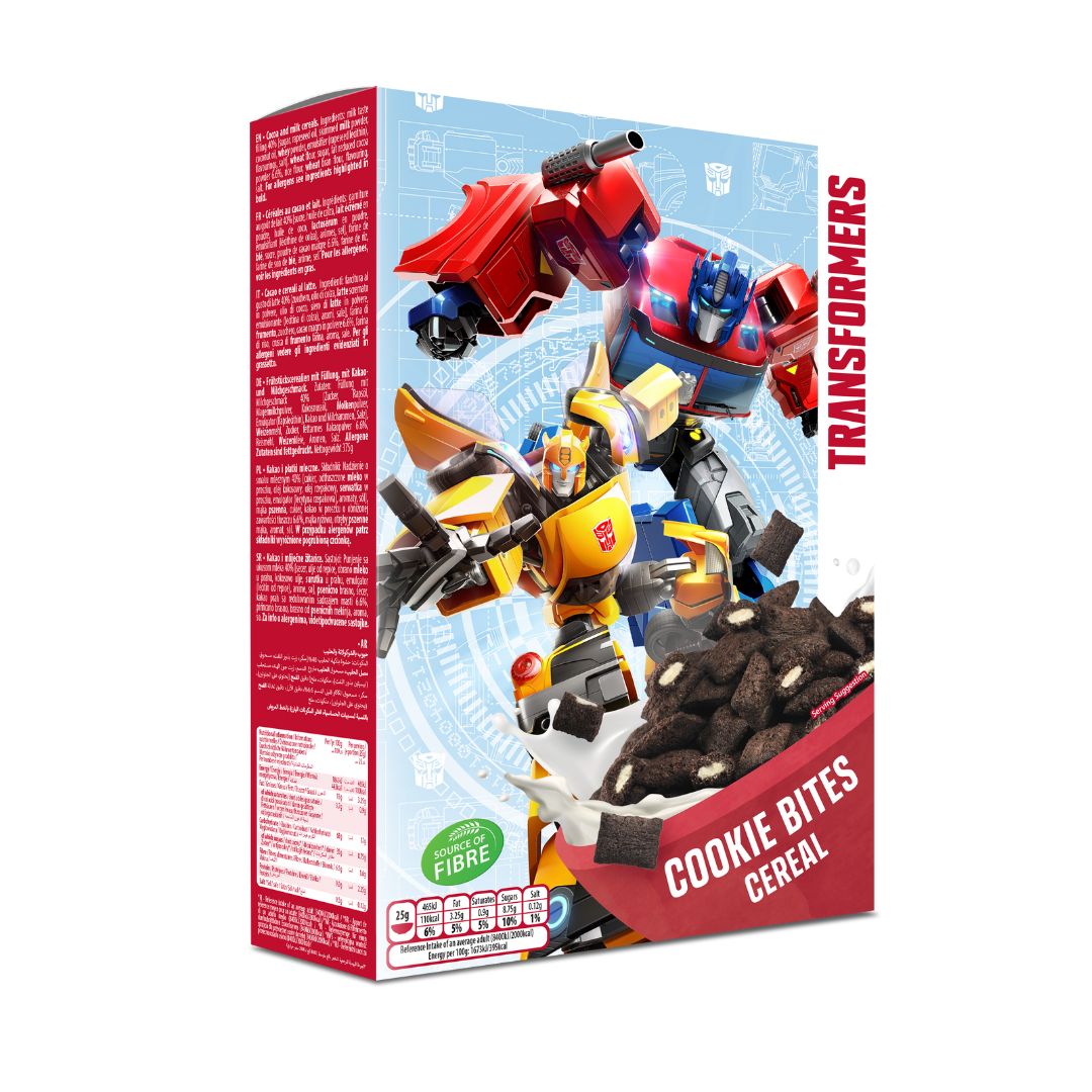 Transformers Cookie Bites Cereal 375g – Whateverkidz